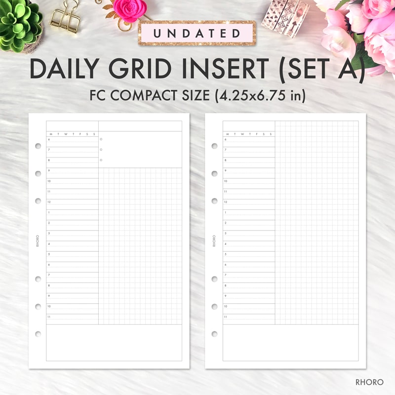 SnB Compact My To Do List Printable inserts for Franklin Covey binders ...